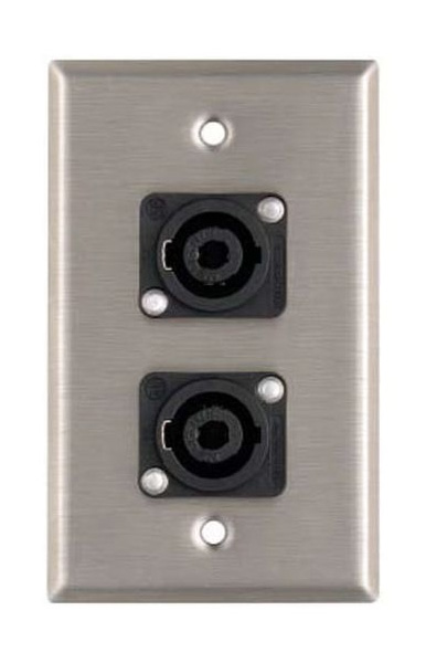 Horizon WP1010 Dual NL4MP SpeakOn Wall Plate
