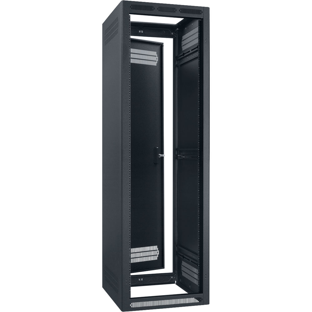 Lowell Manufacturing Rack-Enclosed-40U, 27" Deep, 1-Pair Adustable ...